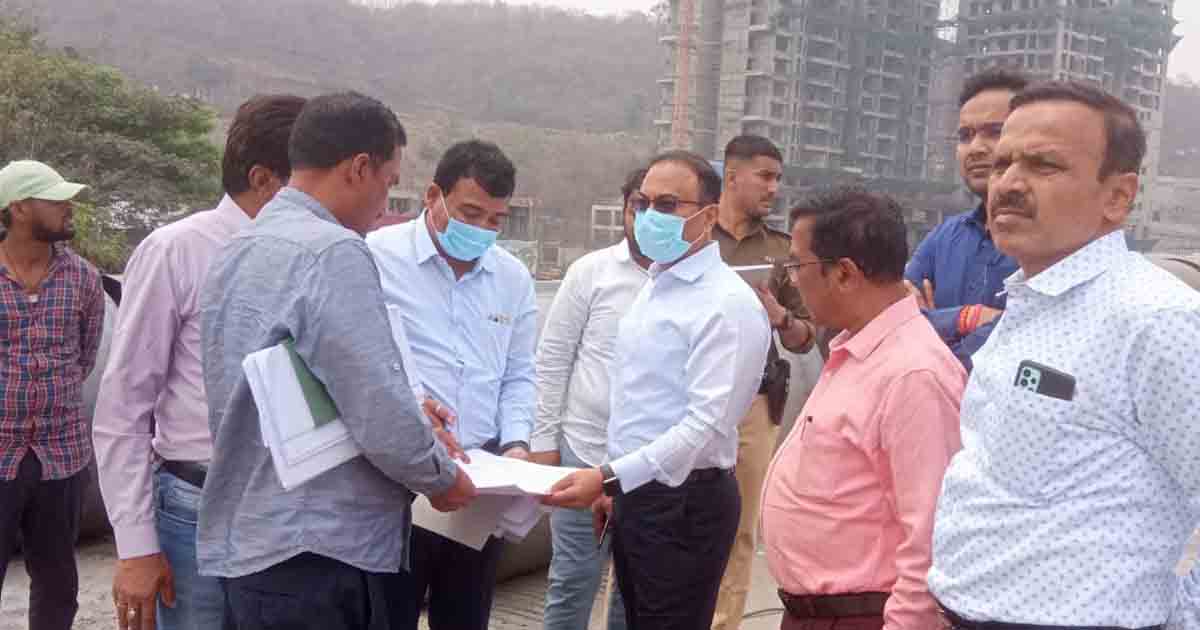 Pune Collector inspects NHAI’s flyover and road works at NDA chowk ...
